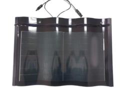 CELAS CIGS 28 W Retangular Preto Vidro Temperado BIPV Telhas Solares UL Listado IP67 Fácil Instalação