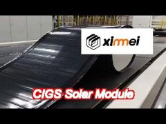 1.3m x 2,6m 460 560w Flexível um cigarro Modulo solar com uma maior densidade de potência
