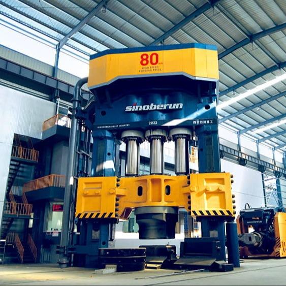 Quality Two Column Push Down Fully Hydraulic Open Die Forging Press Electrical Control Hydraulic Forging Press for sale