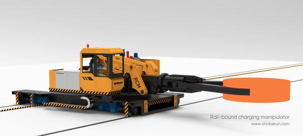 Rail Bound Charging Manipulator High Speed Open Die Forging