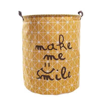 China Foldable washing laundry clothes basket toy storage bag large box customizable colors for sale
