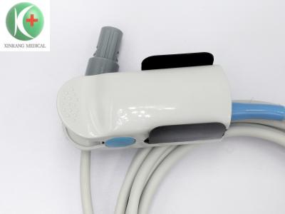 China 40 Degree Reusable Adult Finger Clip Spo2 Sensor 6Pin Compatible Mindray for sale