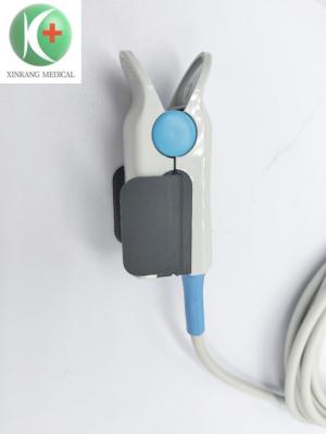 China 40 Degree Reusable Adult Finger Clip Spo2 Sensor 6Pin Compatible Mindray for sale