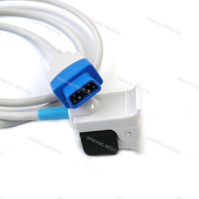 China Medical Consumables Reusable Spo2 Sensor Pediactric Clip 10 Pin Compatible GE for sale