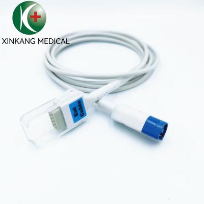 China TPU Medical Spo2 Sensor Extension Cable 8pin Compatible HP for sale