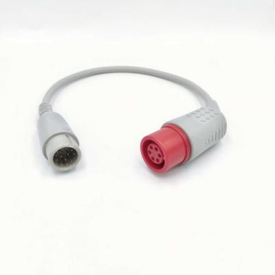 중국 Abbott IBP 변환기 케이블 침습적 혈압 케이블 0.9m 판매용