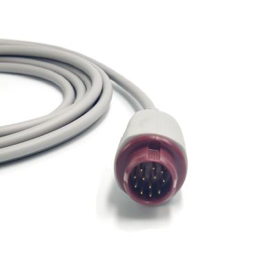 China 12pin Medical IBP Adapter Cable Compatible Mindray 3mtr for sale
