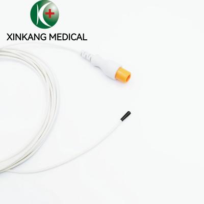 China Adult Skin Temperature Probes Reusable 2pin Compatible Edan for sale