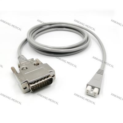 China 15pin Flow Sensor Cable Compatible With Drager Babylog8000 8409626t for sale