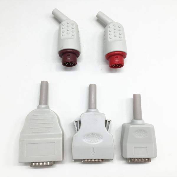 Quality Medical Plastic Ecg Cables and Connectors Colorful for Hosiptal for sale