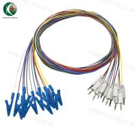 Quality Monitoring ECG Cables and Leadwires 0.8mm Lead Diameter Of Tinned Copper for sale
