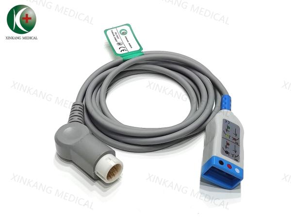 Quality Disposable ECG Leadwire with 4 Mm Lead Connector Diameter 1 Meter Length for sale
