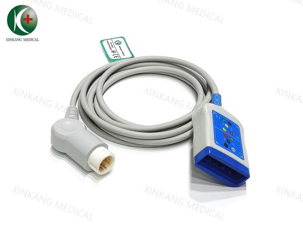 Quality Disposable ECG Leadwire with 4 Mm Lead Connector Diameter 1 Meter Length for sale
