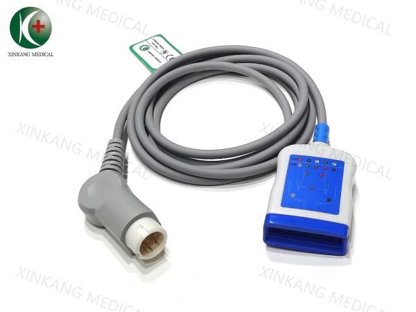 Quality Disposable ECG Leadwire with 4 Mm Lead Connector Diameter 1 Meter Length for sale
