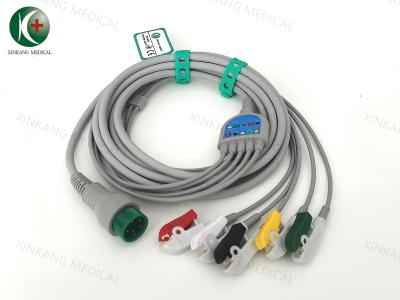 China Heart Monitor Electrodes ECG Cable for Professional Physiotherapy Equipments for sale