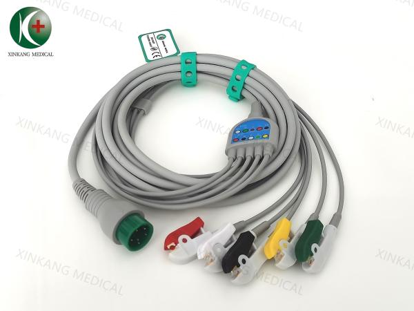 Quality Heart Monitor Electrodes ECG Cable for Professional Physiotherapy Equipments for sale