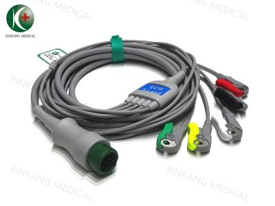 China Customizable ECG Lead Cable Compatible with Patient Monitors for sale