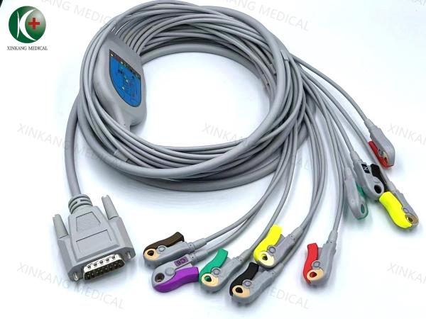 Quality Tinned Copper Medical Split EKG Cable 12 lead 1 Meter Length for sale