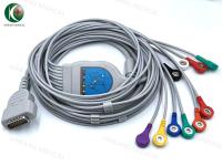 Quality Banana Plug Connector EKG Cable White 1Meter for Leadwire Connection for sale