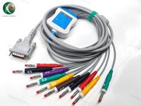 Quality Medical Grade EKG Cable Snap On Connector Type In Healthcare Equipment for sale
