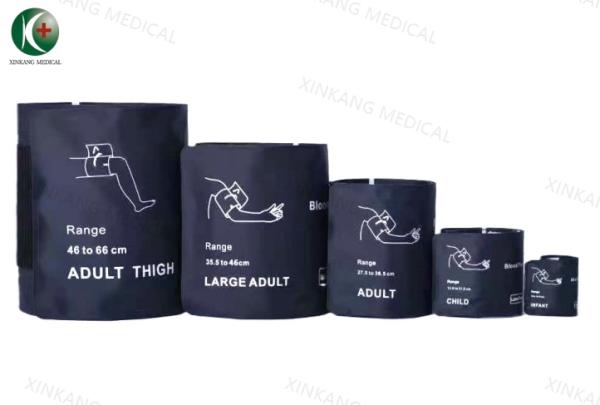 Quality Nylon Material Adult NIBP Cuffs Reusable Pressure Range 0-300 MmHg for sale