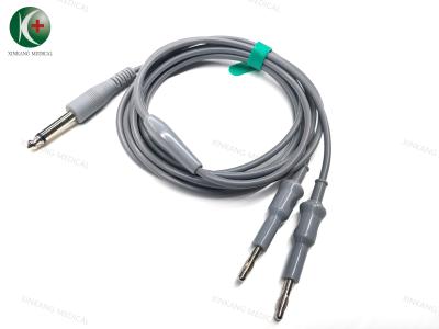 China Medical TPU Bipolar Forceps Cable Reusable Blue Color for sale