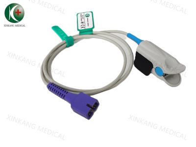 China Sensor Spo2 de clipe adulto reutilizável de 14 pinos compatível com Nihon Kohden, 3 metros à venda
