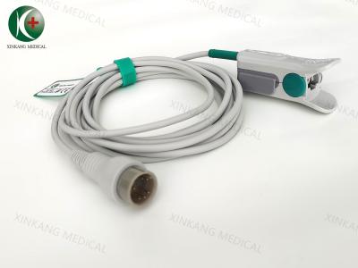 China Reusable Medical Spo2 Sensor Adult Ear Clip 7 Pin Compatible Biolight for sale