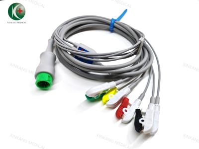 China Compatible Mindray T5 ECG 5leads Clip IEC for sale