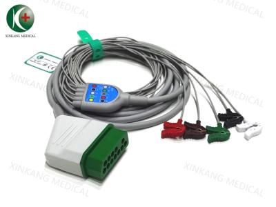 China Compatible NihonKohden 12pin 5leads Child Neonatal clip AHA for sale