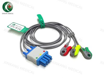 China Compatible Nihonkohden BR-903 Ecg leadwire 3leads Clip IEC for sale