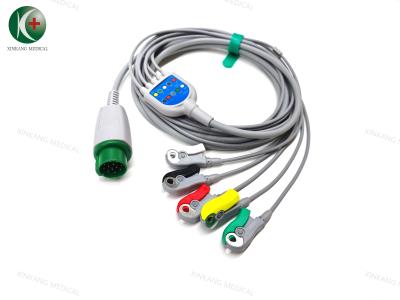 China Compatible Schiller Oximax  5leads Clip IEC for sale