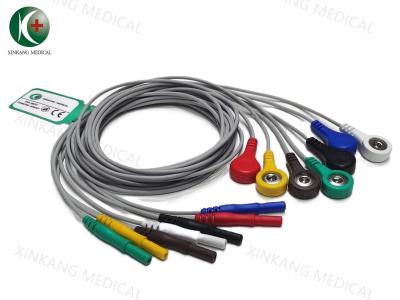 China Din Type Holter 7leads ecg cable for sale