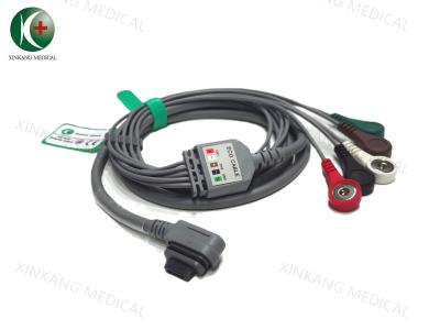 China Compatible GE holter 5leads ecg cable for sale
