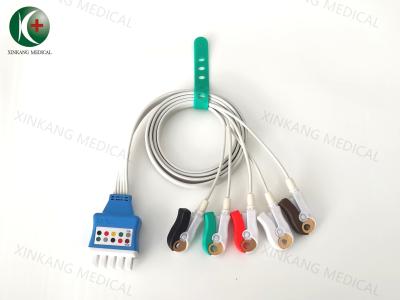 China Compatible GE Disposable ECG leadwire 5leads Clip AHA for sale