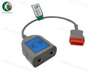 Quality Temperature Probe Compatible GE 11 Pin Adapter cable to Double YSI for sale