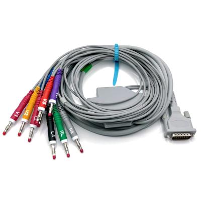 China Compatiable EKG Cable Schiller 10leads Banana Type  IEC for sale