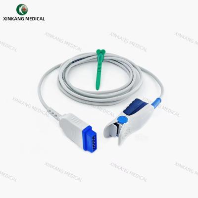 China Compatible GE Ohmeda 11 Pin Direct Spo2 Sensor Adult Finger Clip 2.8M for sale