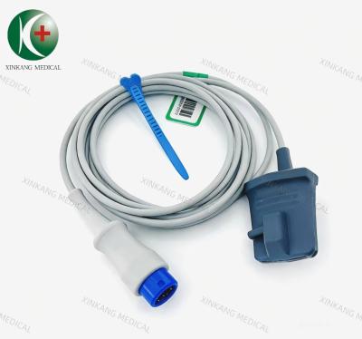 China Compatible Mindray T5 7 Pin Direct Spo2 Sensor Adult Finger Soft 2.8M for sale