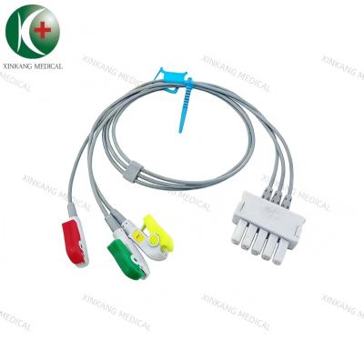 China Compatible Mindray 3 Lead ECG Leadwire Clip Type IEC for sale