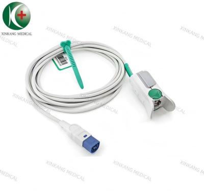 China Compatible HP 8 Pin Direct Spo2 Sensor Adult Finger Clip 2.8M for sale