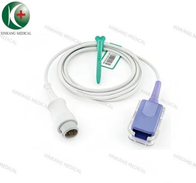 China Compatible Mindray BeneView T5 T8 Oximax 8 Pin Spo2 Extension Cable to DB9 2M for sale