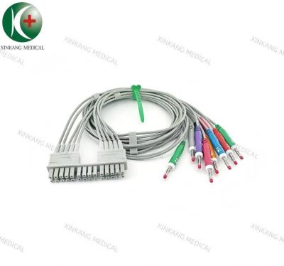 China Compatible Mortara ELI230 10 Leads EKG Leadwire Banana Type IEC for sale