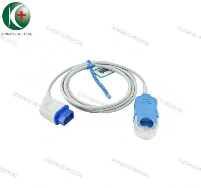 China Compatible Nihon Kohden 14 Pin Spo2 Extension Cable to Nihon Kohden DB9 2M for sale