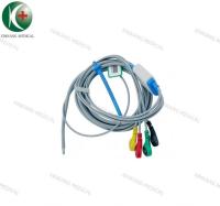 China Half  ECG Cable 4 Leads Snap Type IEC for sale