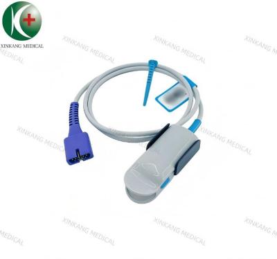 China Compatible Nellcor Oximax 9 Pin Spo2 Sensor Adult Finger Clip 1M for sale