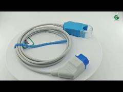 compatible nihon kohden 14 pin spo2 extension cable to nihon kohden db9 2m