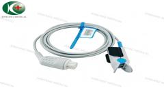 Watch:Compatible Datex 10 Pin Direct Spo2 Sensor Adult Finger Clip 2.8M