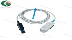 Watch:Compatible Datex Ohmeda Direct Spo2 Sensor Adult Finger Clip 2.8M
