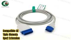 Watch:Compatible GE 11pin Ohmeda Spo2 Extension Cable
